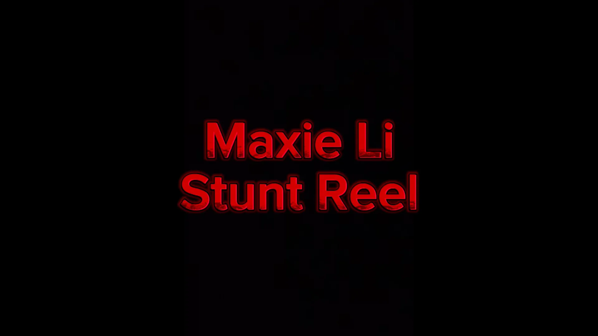 Maxie Li - Stunt Reel on Vimeo