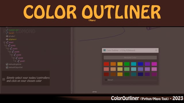 ColorOutliner (Maya)
