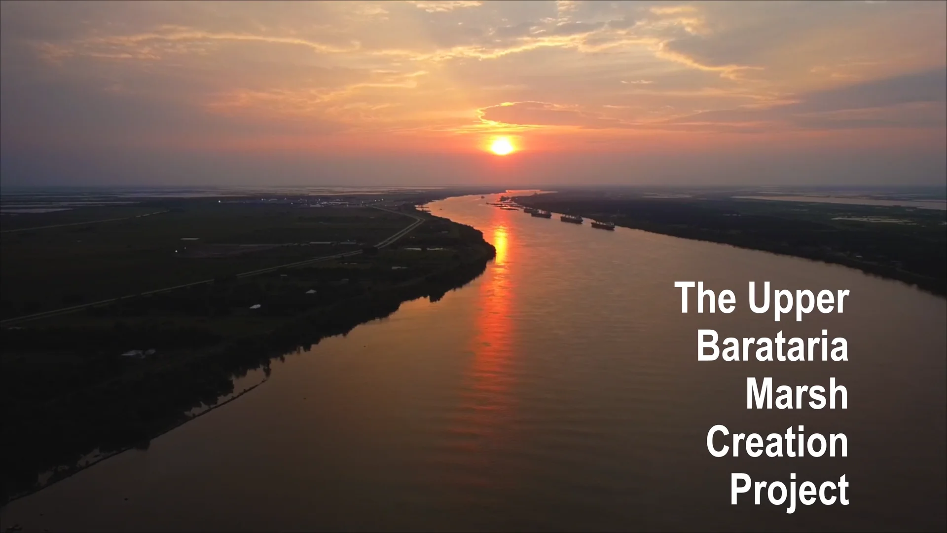 NOAA - Upper Barataria Marsh Creation Project Fall 2023 Closeout on Vimeo
