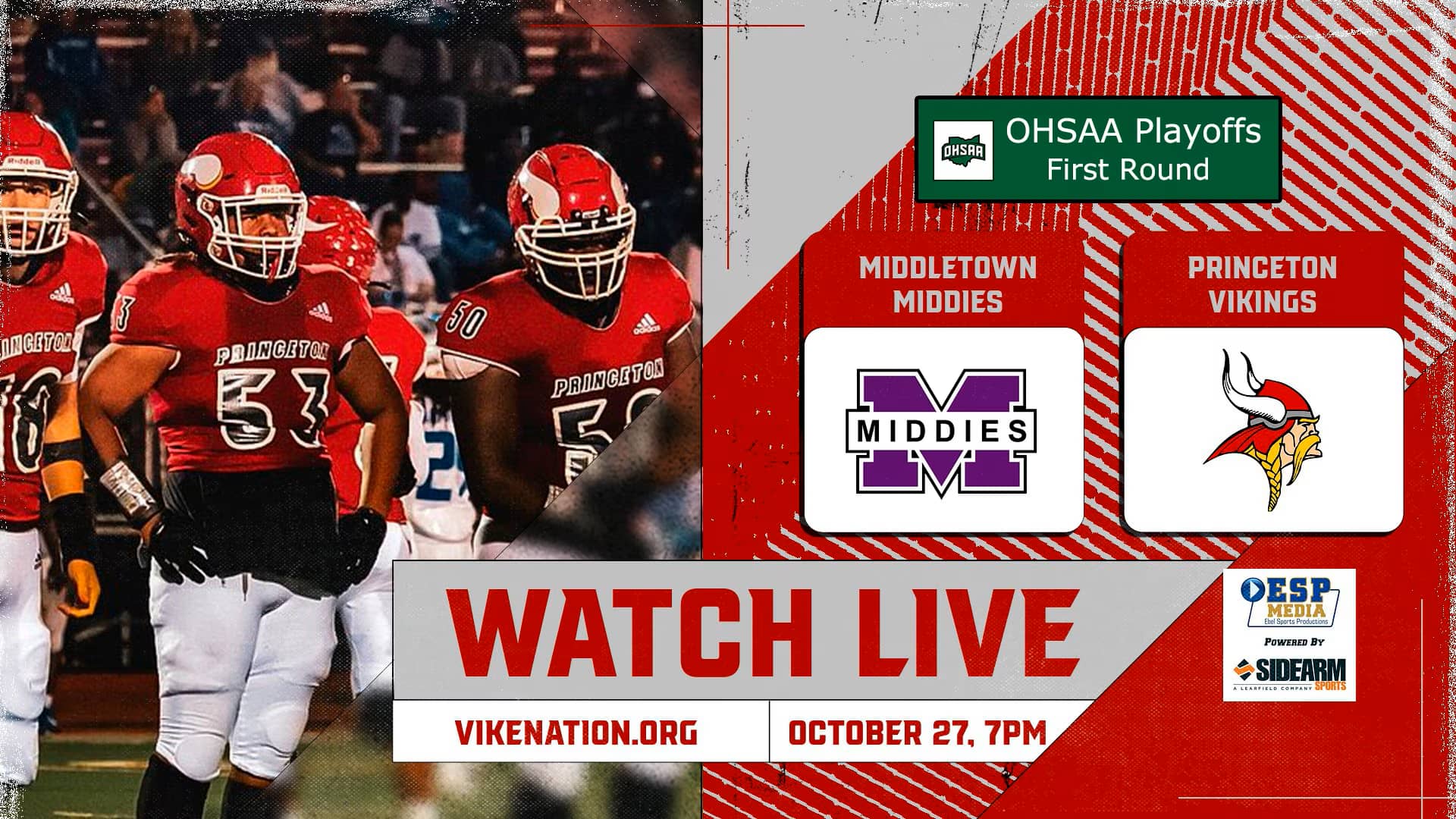 2023 Princeton Vikings Football vs. Middletown Middies on Vimeo
