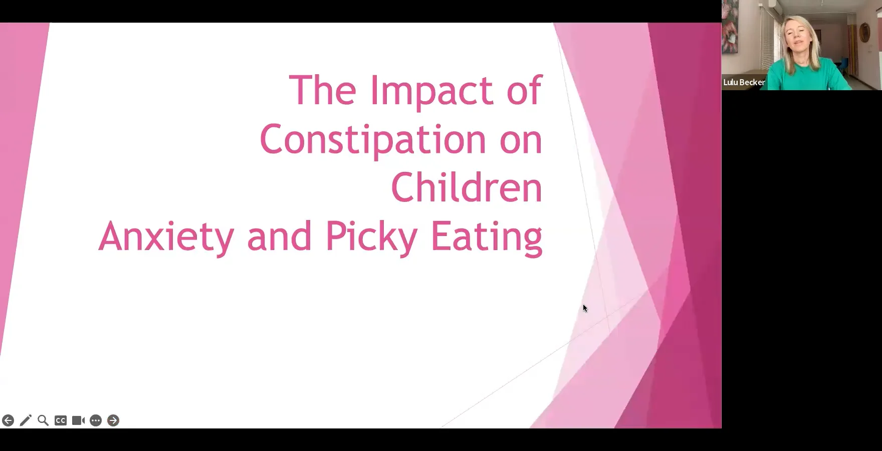 Constipation, anxiety and picky eating. on Vimeo