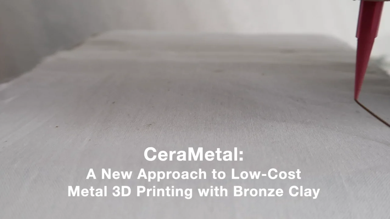 CeraMetal: Metal 3D Printing with Clay on Vimeo