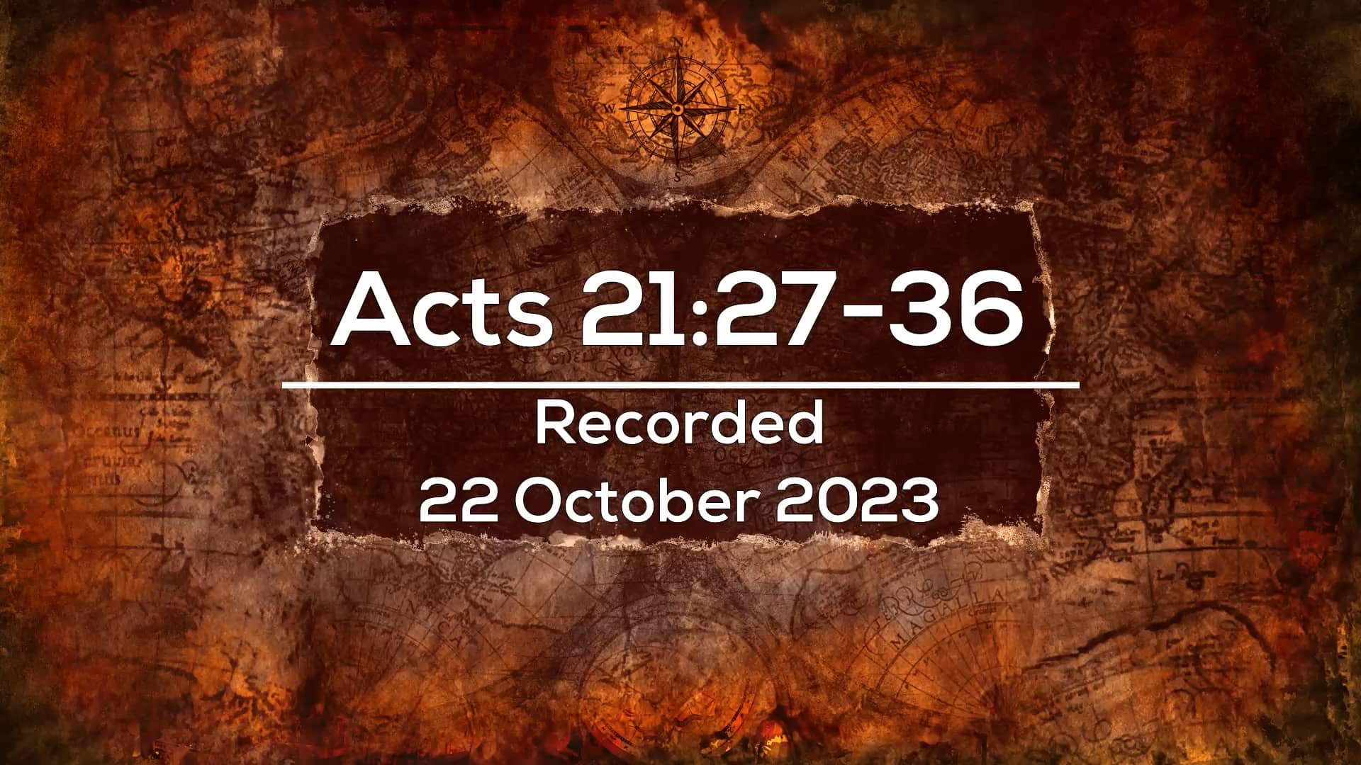 22 October Acts 21 27-36 on Vimeo