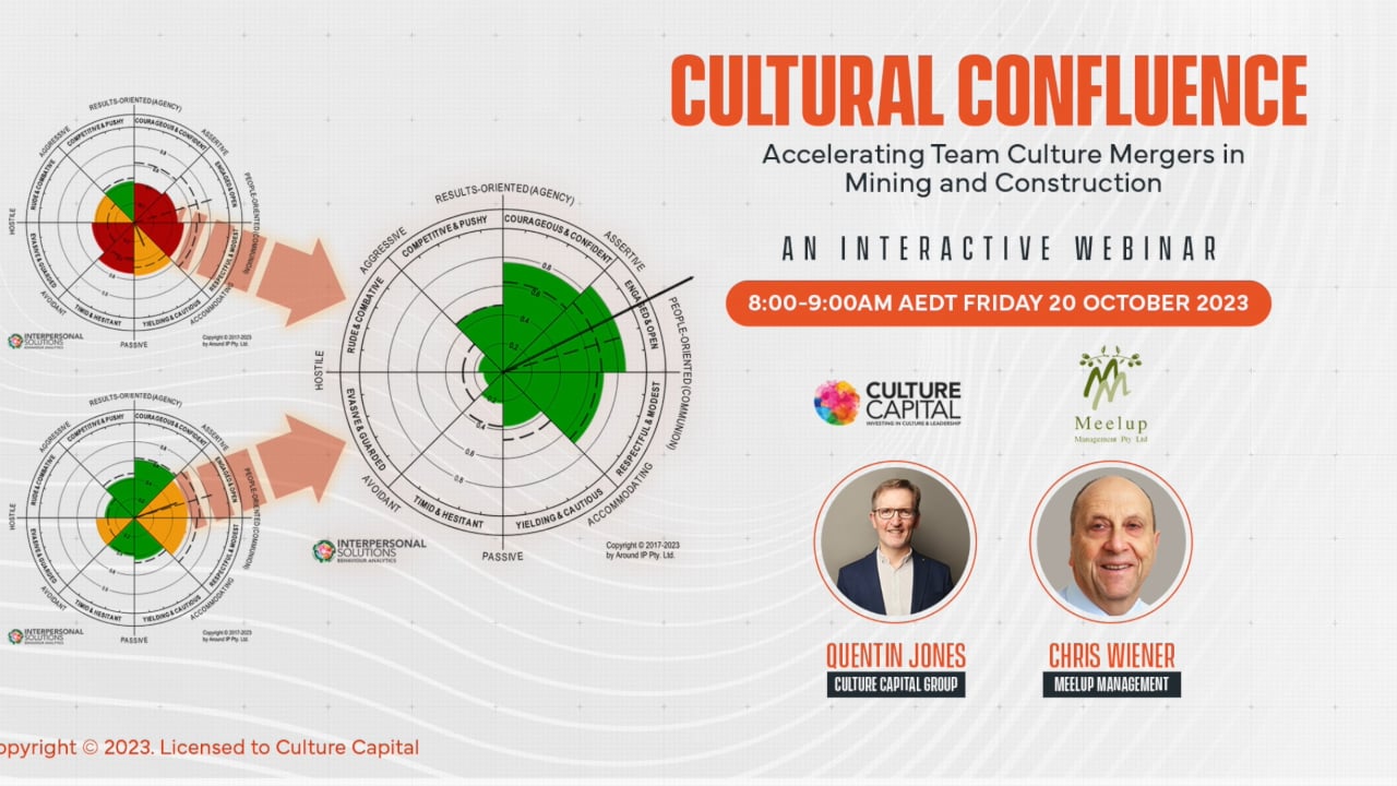 Cultural Confluence: Fast Tracking Team Culture Mergers in Mining and ...