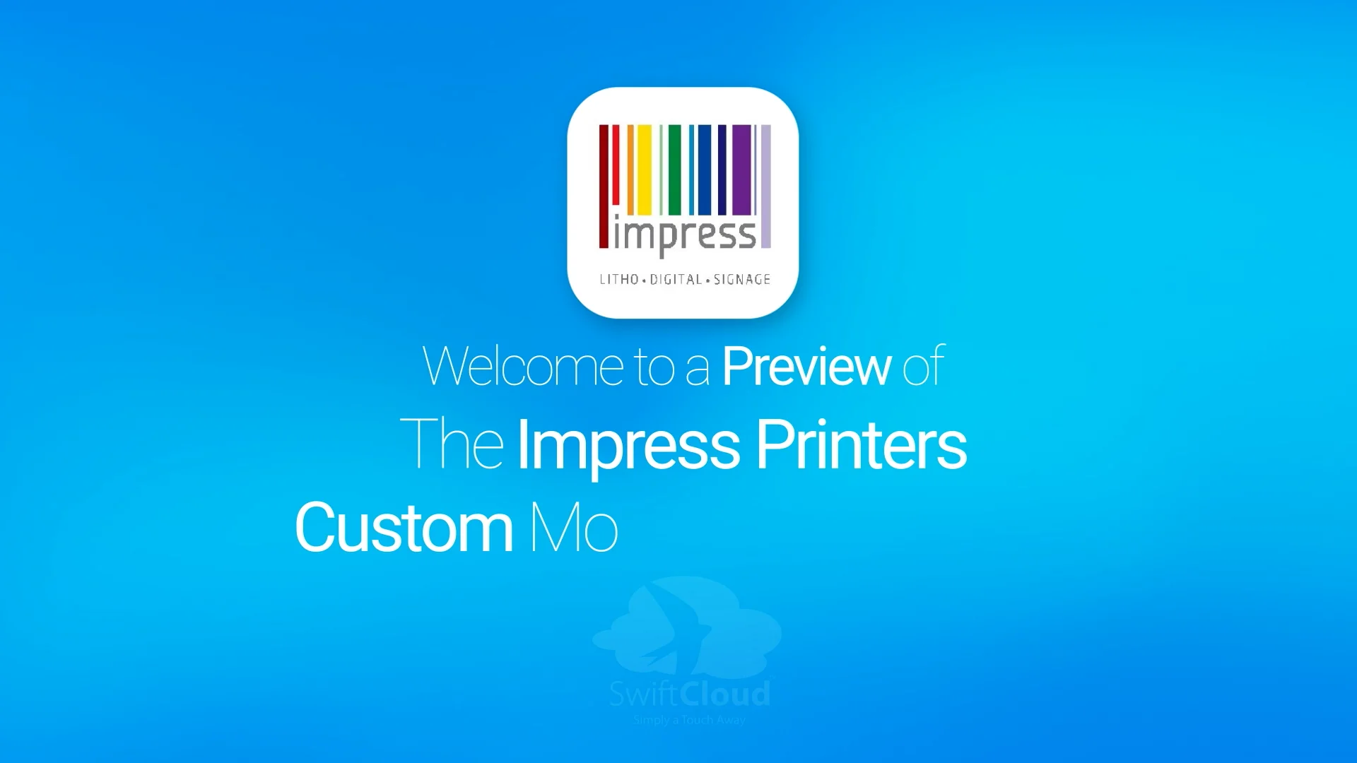 Impress Printers - Mobile App Preview - IMP778W on Vimeo