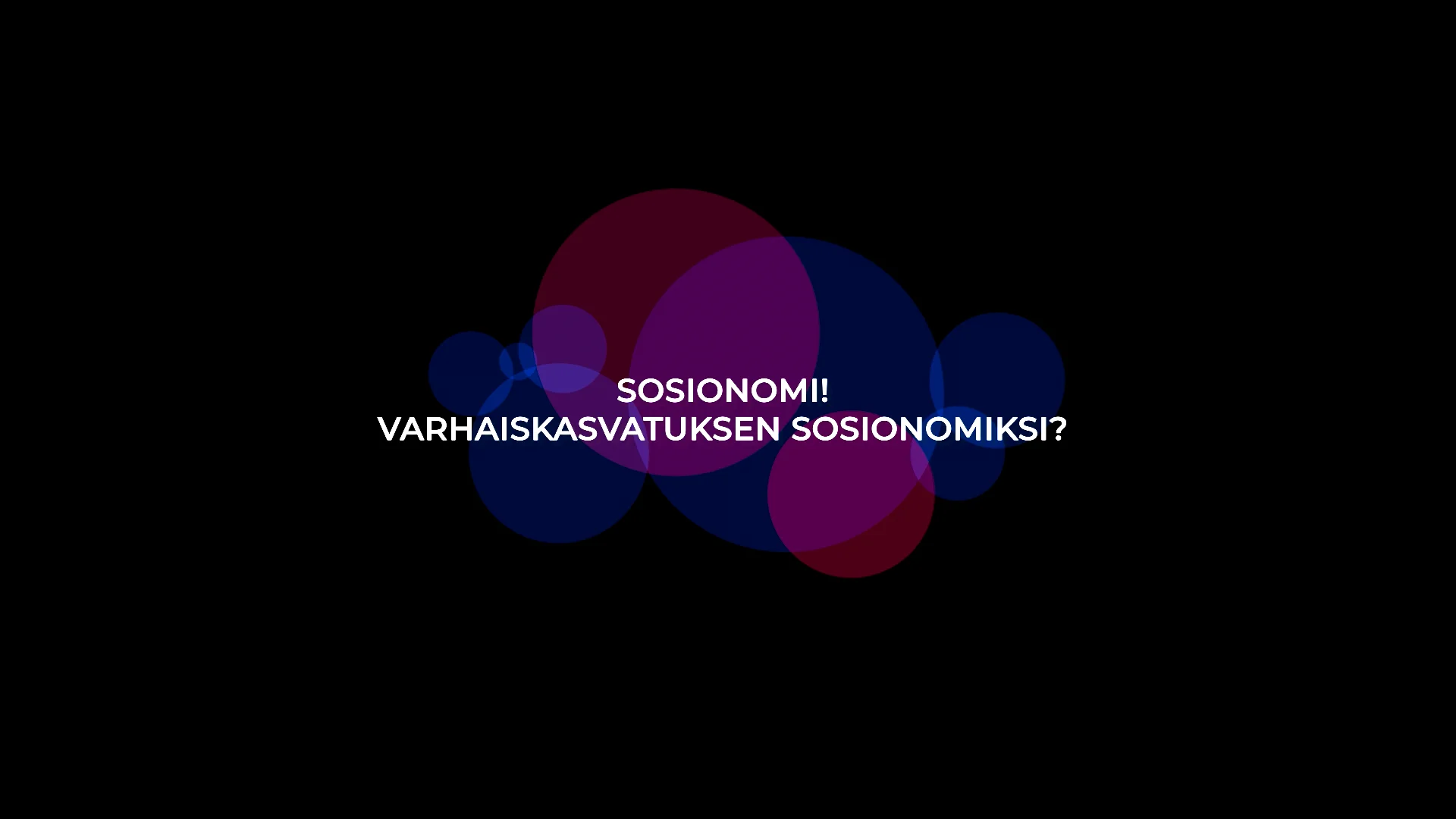 Savonia - Varhaiskasvatuksen sosionomi