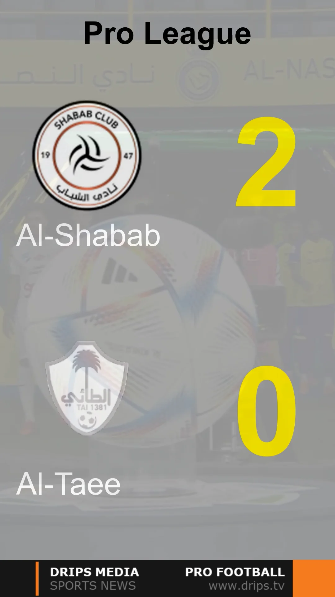 Al Shabab vs Al Taee 21 Oct on Vimeo
