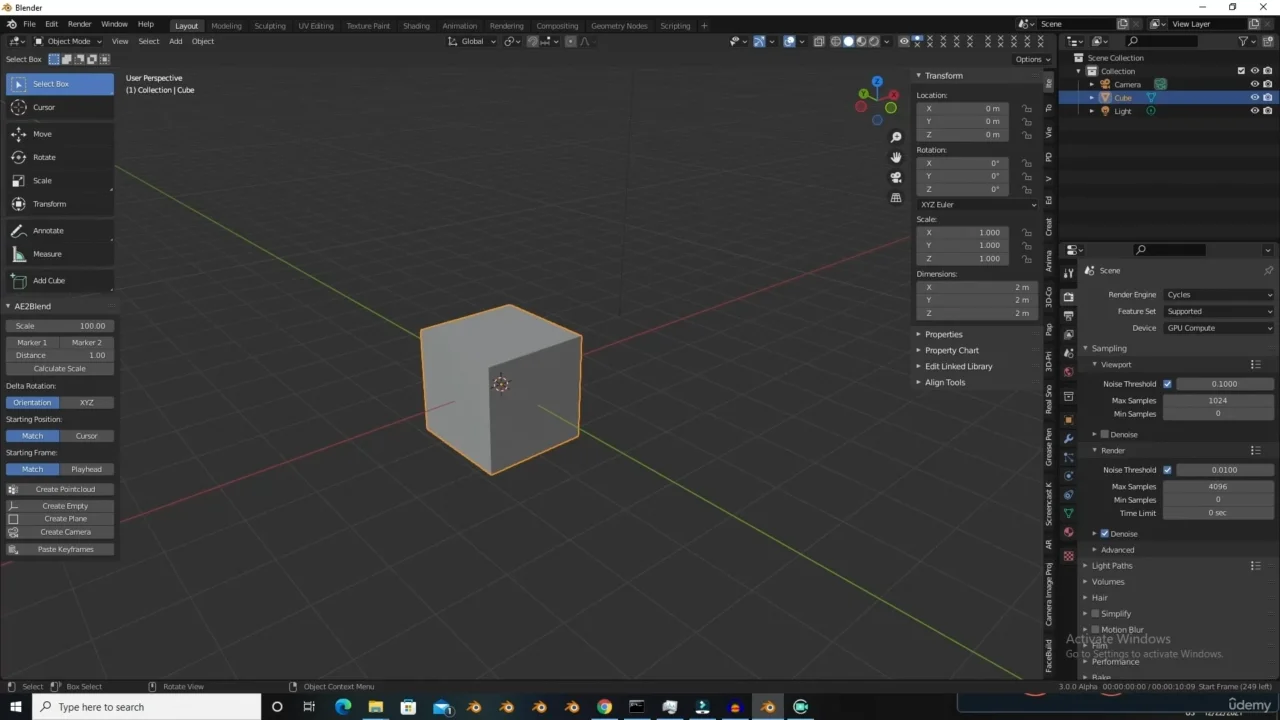 001 Starting with modeling on Vimeo
