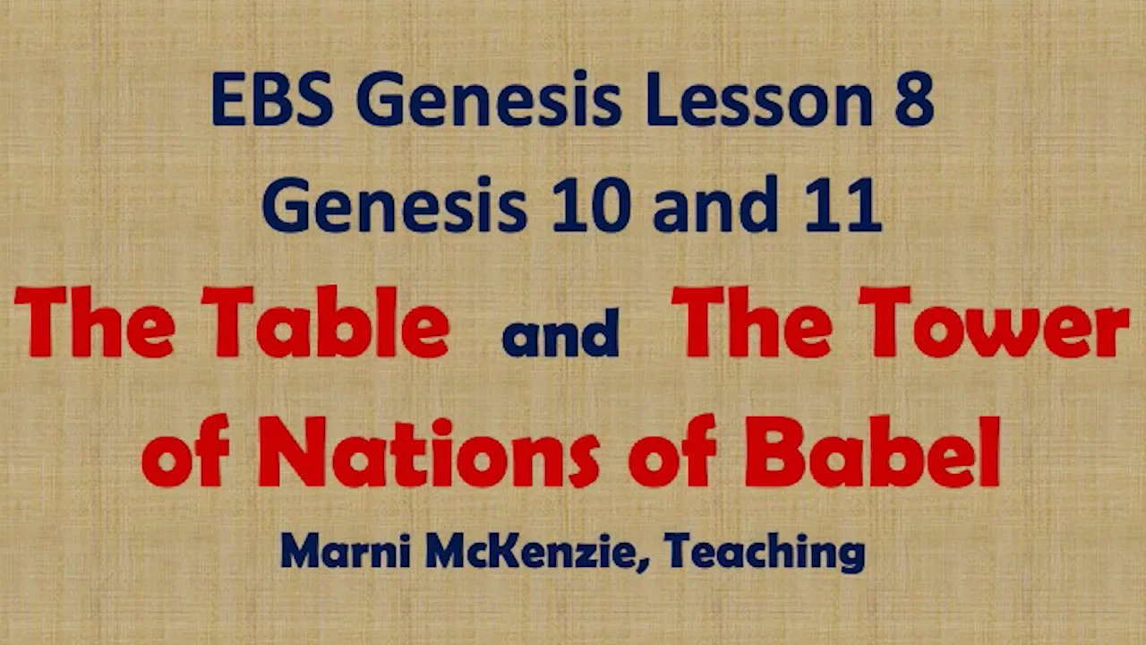 Genesis Lesson 08
