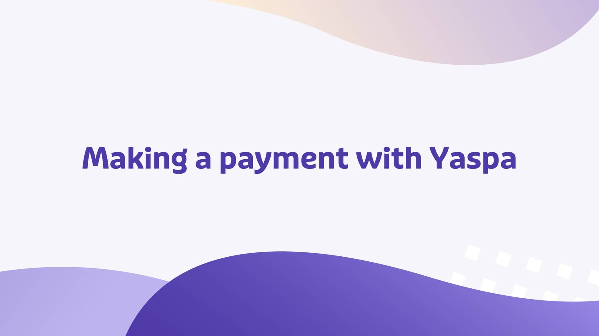 Yaspa Payment Demo on Vimeo