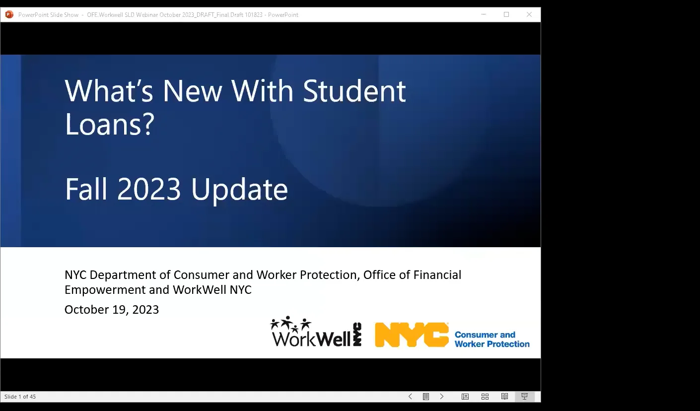 What's New With Student Loans - Fall 2023 Update