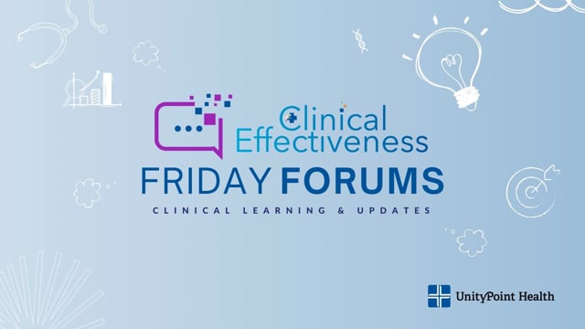 Clinical Effectiveness Forums on Vimeo