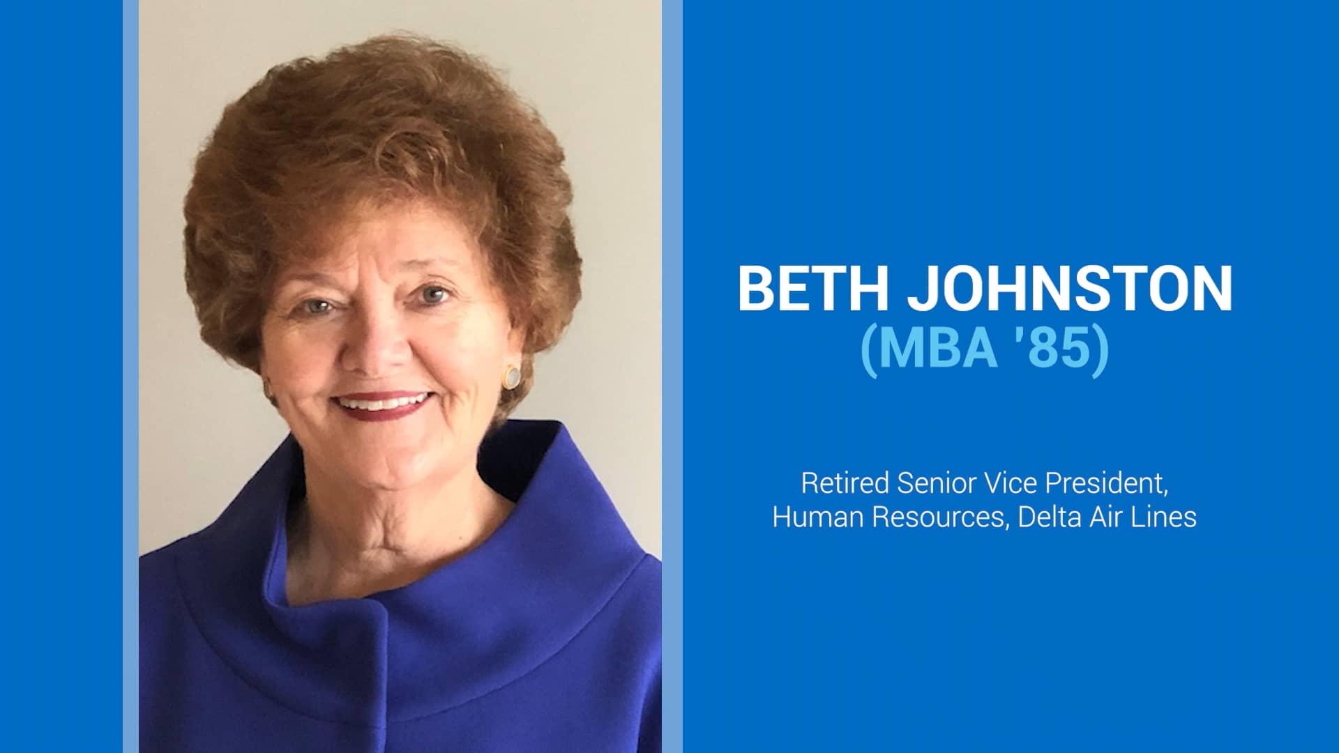 2023 Distinguished Alumni Awards- Beth Johnston on Vimeo