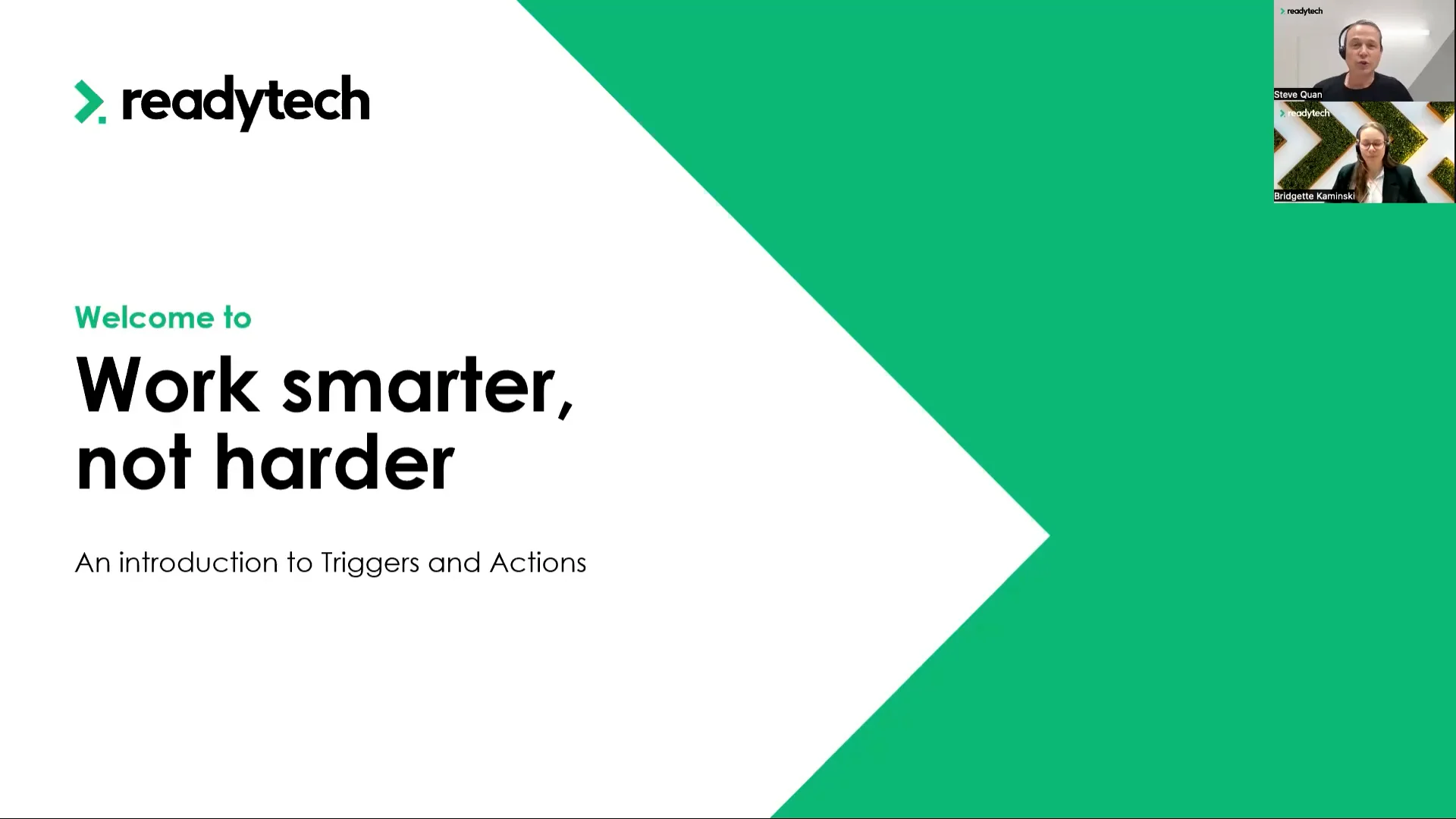 Work smarter, not harder: An introduction to Triggers and Actions on Vimeo