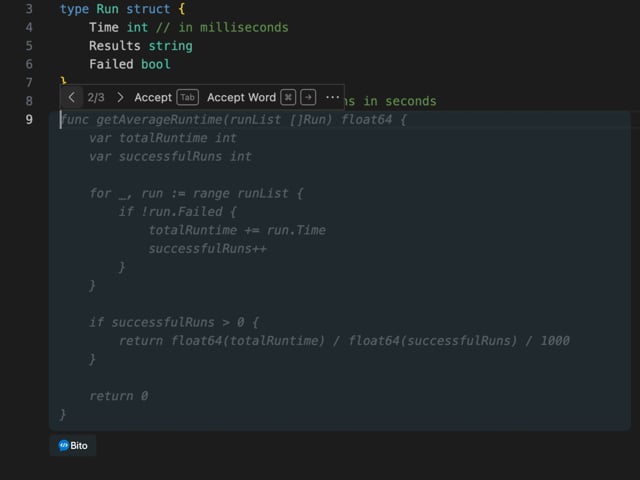 AI Code Completions AI Code Completions