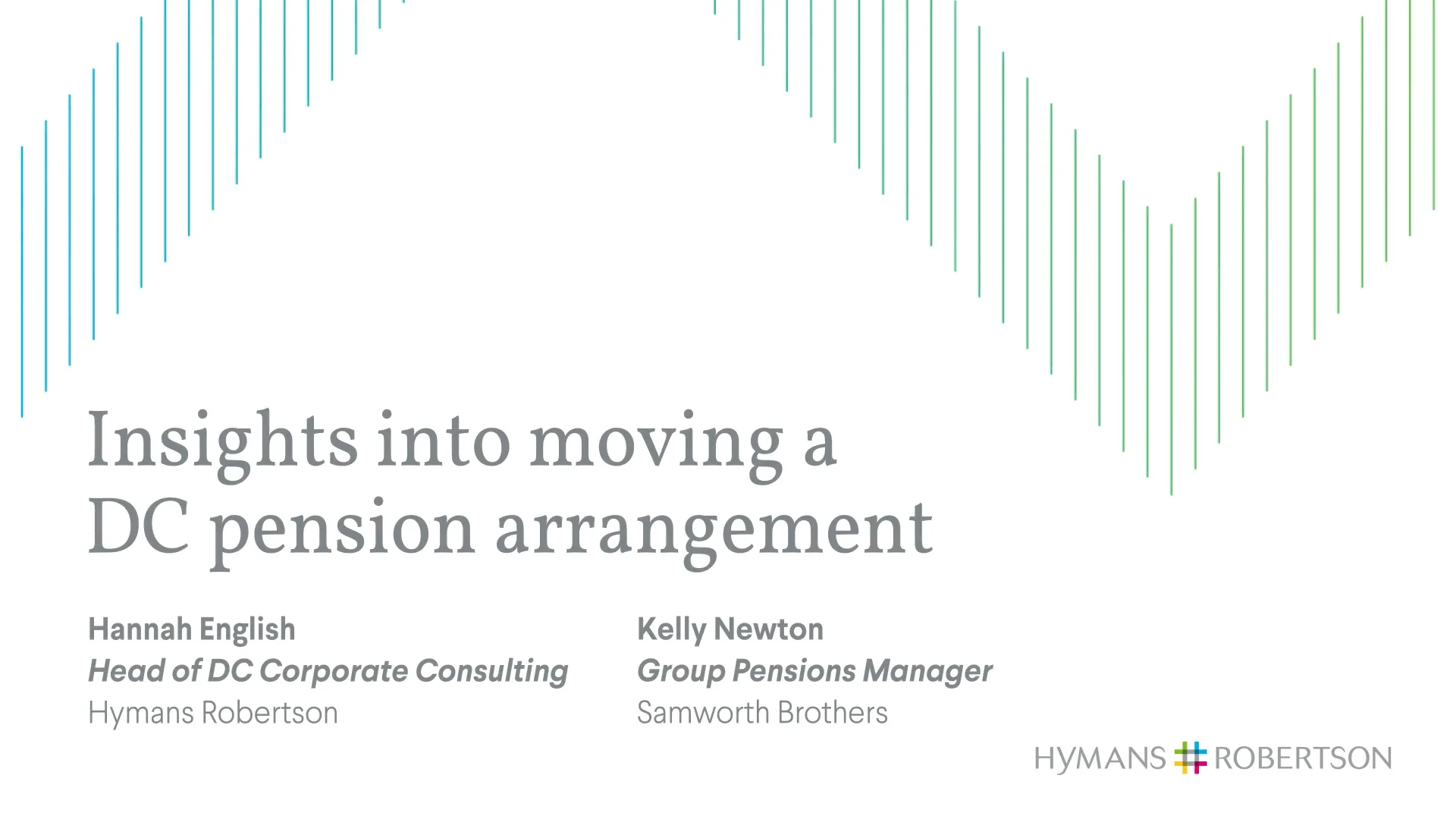 Insights into moving a DC pension arrangement on Vimeo