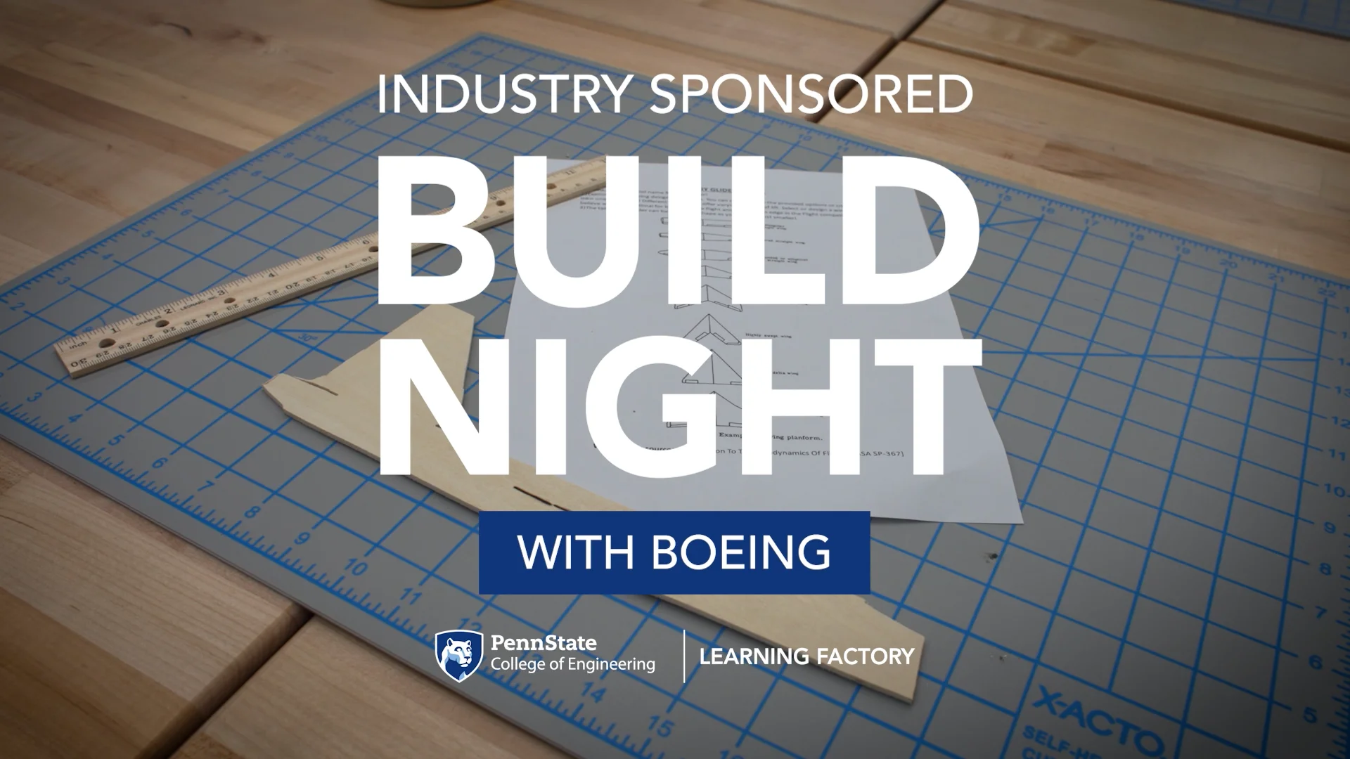 Penn State Learning Factory Build Night with Boeing on Vimeo