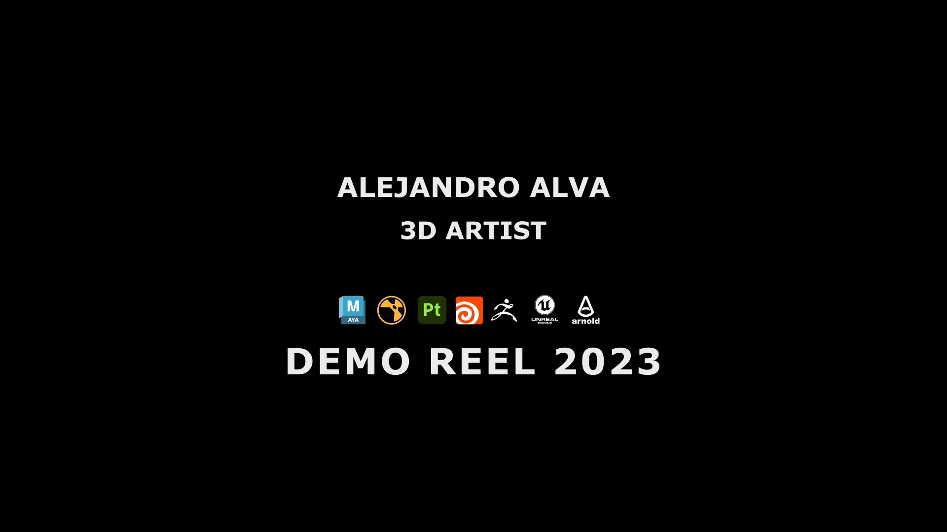 DEMO REEL - ALEJANDRO ALVA - 2023 on Vimeo