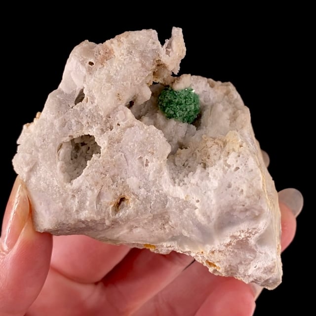 Variscite (superb color - large sphere!) | Itumbiara, Goias, Brazil