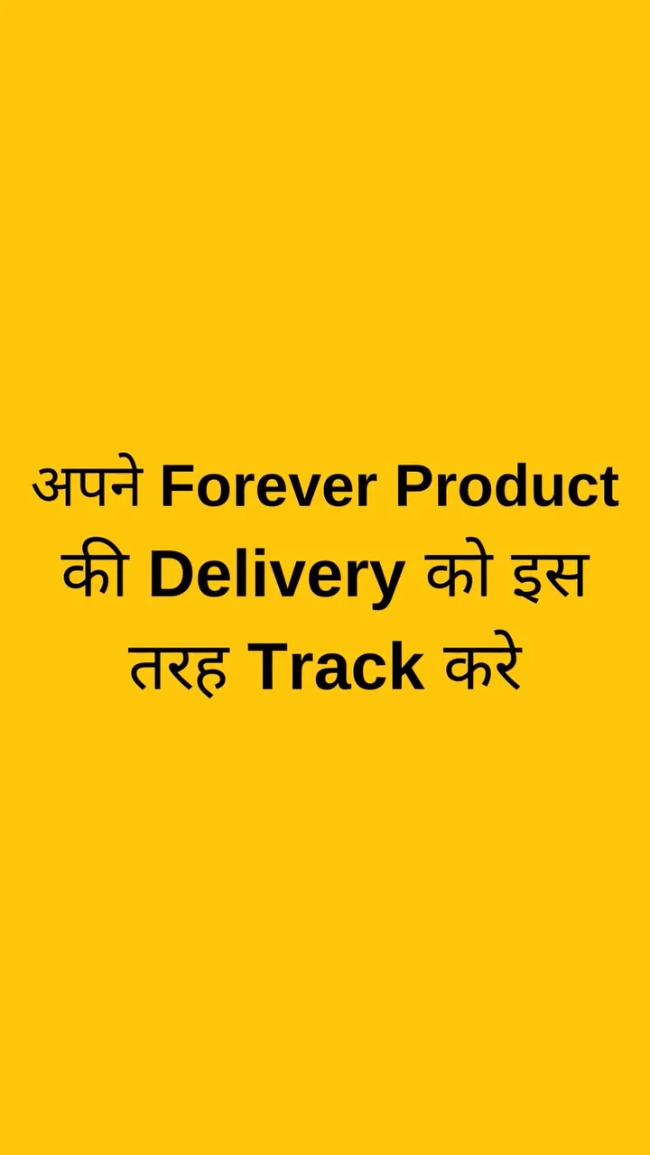 How To Track Your Courier | My Forever India App | Forever India on Vimeo