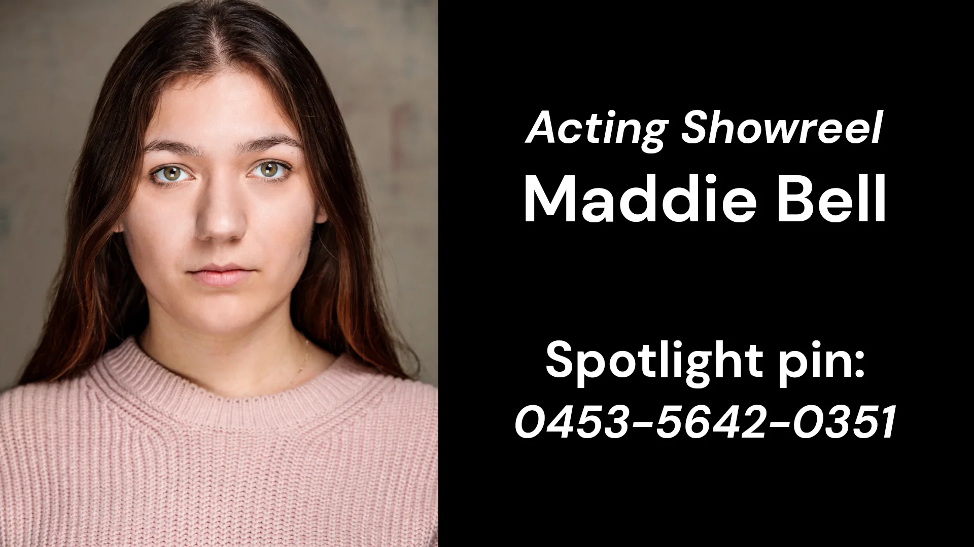 Maddie Bell Showreel 2023 on Vimeo