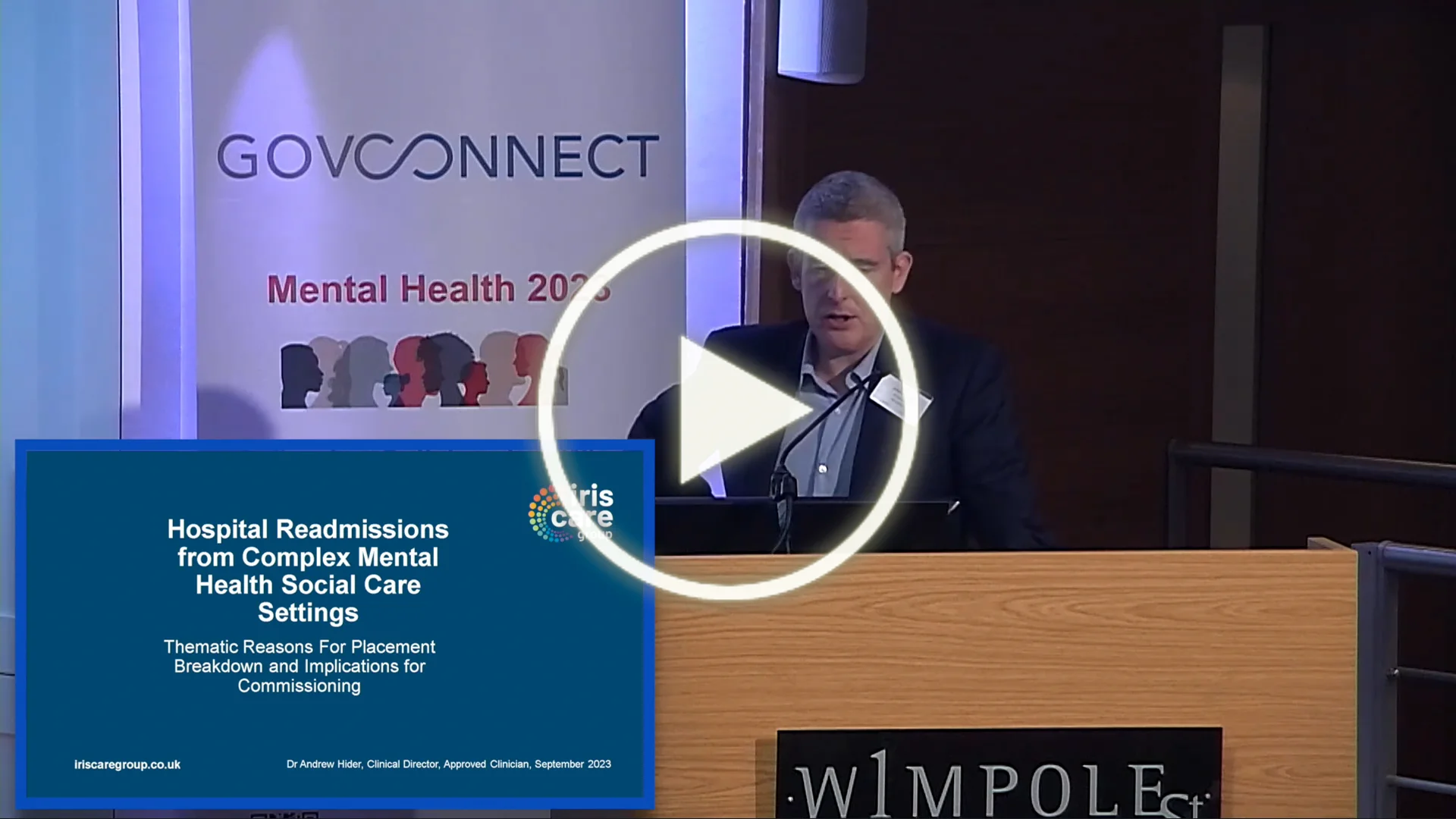 Dr. Andrew Hider Presenting at Mental Health 2023 on Vimeo