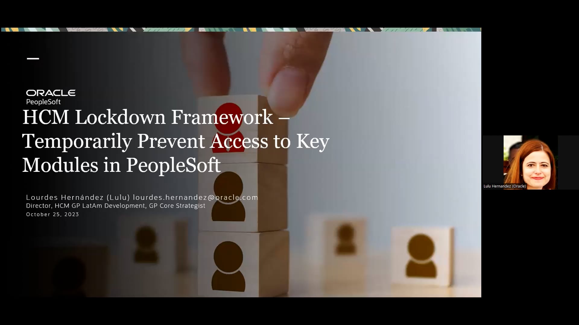 101580: HCM Lockdown Framework - Temporarily Prevent Access to key ...