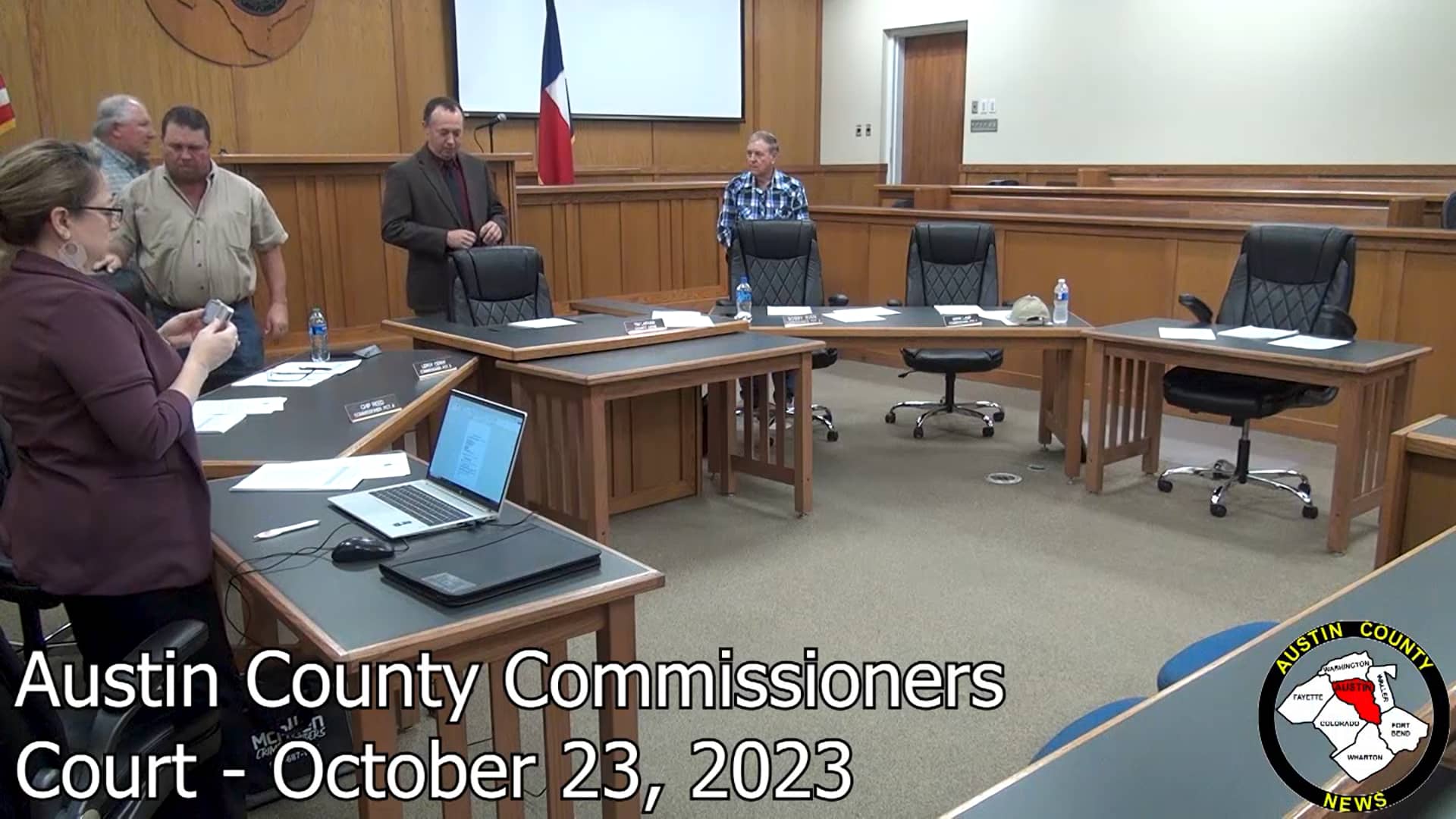 Austin County Commissioners Court - October 23, 2023 on Vimeo