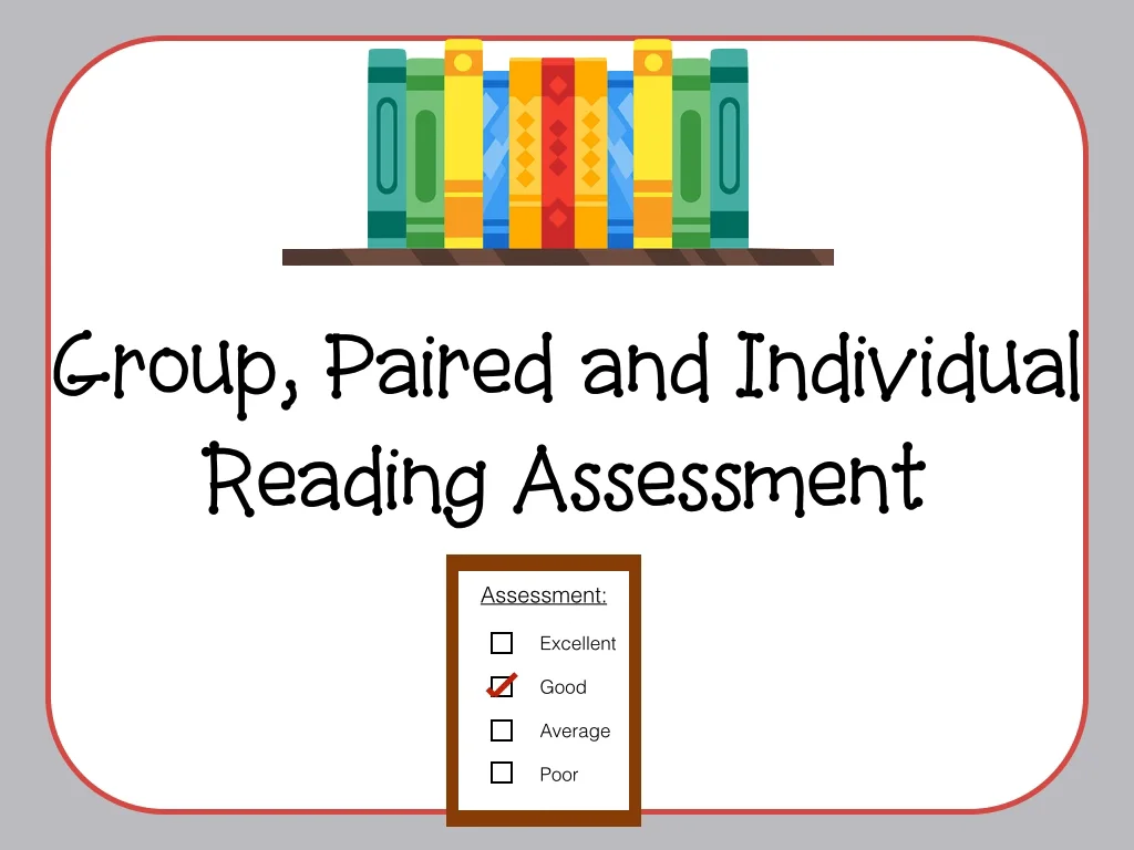 Group, paired, individual reading assessment video on Vimeo