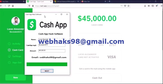 Cash App Money adder Software