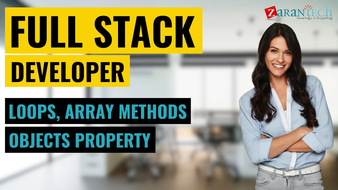 Loops, Array methods, Objects property - Full Stack Developer Training on Vimeo