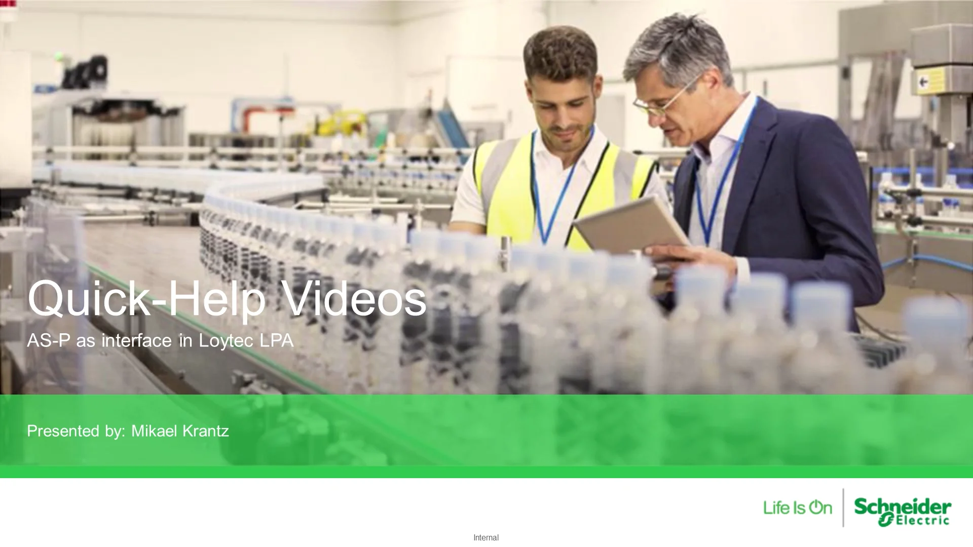 Using AS-P as an LPA Interface in Building Operation - Schneider ...