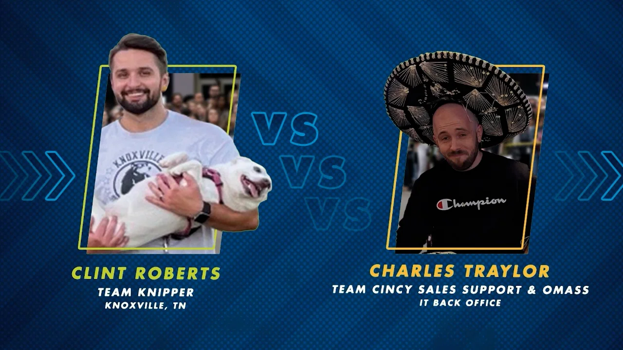 Race 12 - Clint Roberts (Team Knipper) vs Charles Taylor (Team Cincy ...