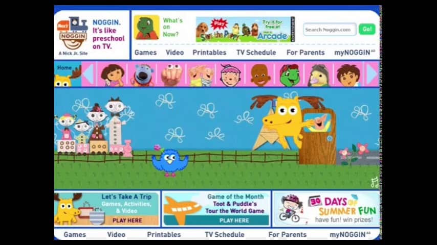 Noggin Let's Take A Trip Banner (July 2006-2009) on Vimeo