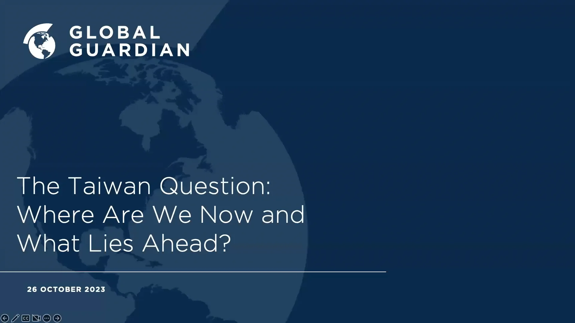 The Taiwan Question: Where Are We Now and What Lies Ahead? on Vimeo