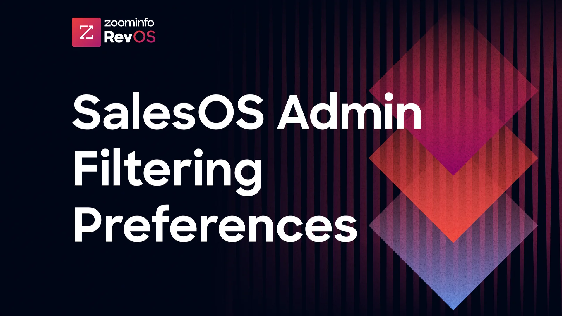 SalesOS Administrator Filtering Preferences on Vimeo
