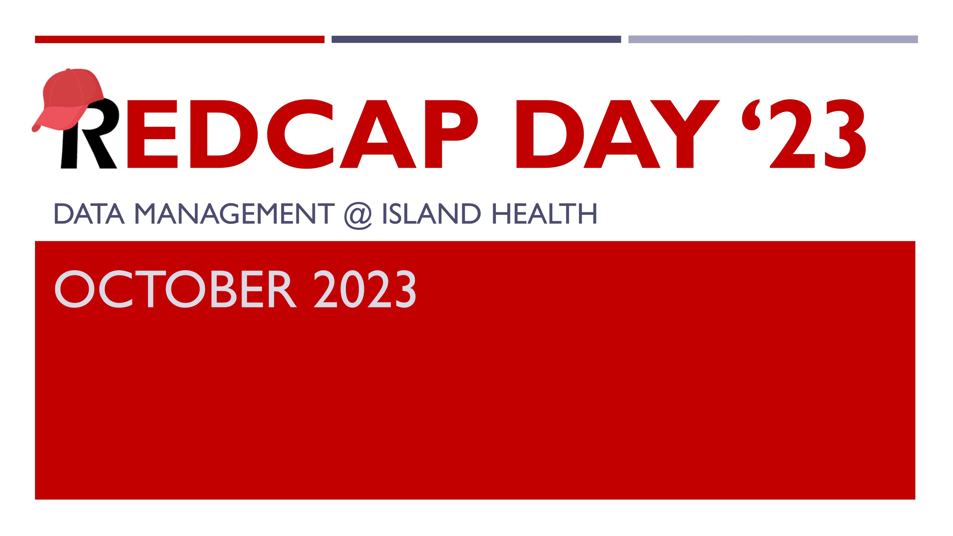 REDCap Day 2023 on Vimeo