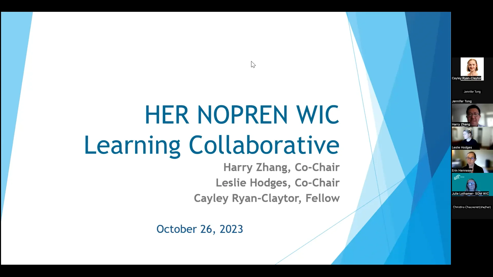 WIC Learning Collaborative Meeting_10.26.23 on Vimeo