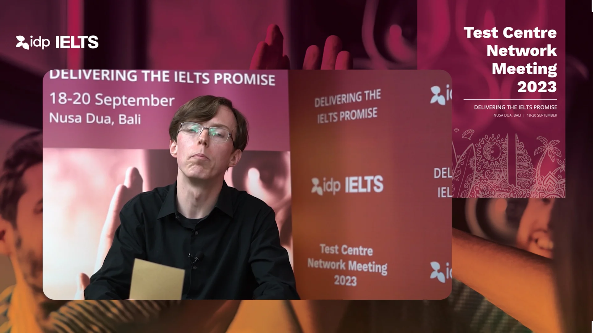 IELTS Catchup Interviews- Bali Conference on Vimeo