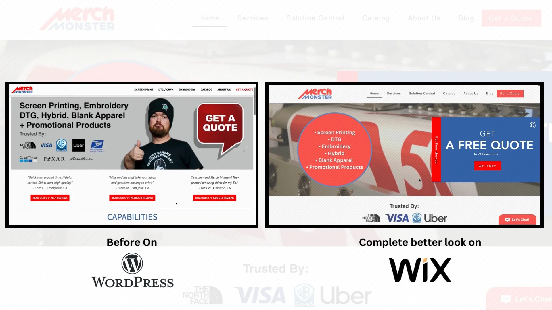 Witness the Transformation: From WordPress to Wix! on Vimeo