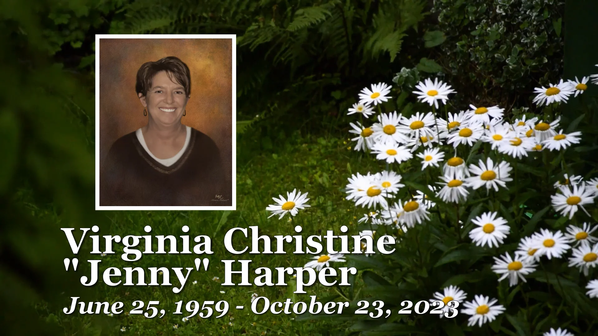 Virginia Christine "Jenny" Harper - Morgan & Nay Jenny Harper on Vimeo