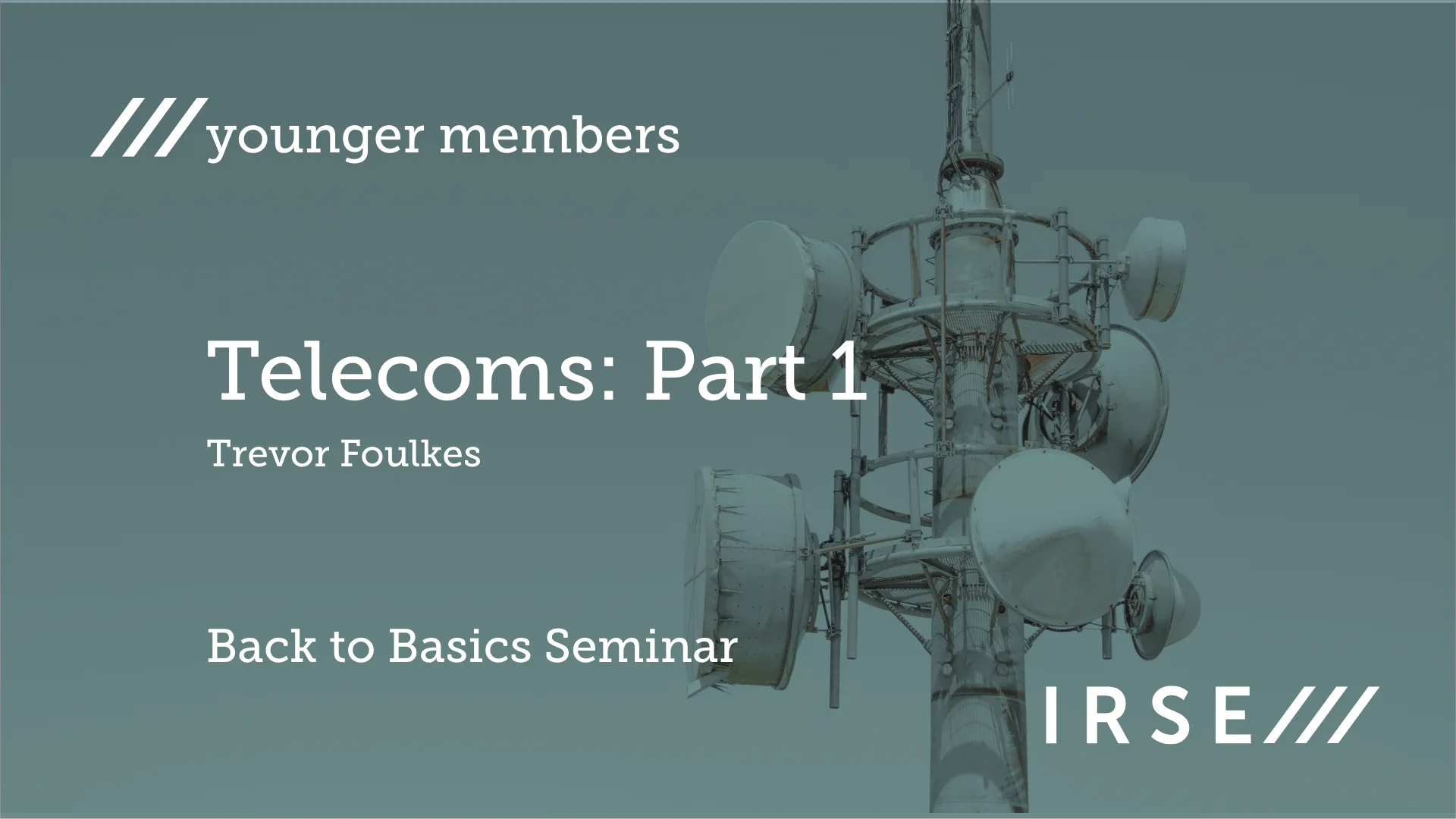 Back to Basics - Telecoms: Part 1