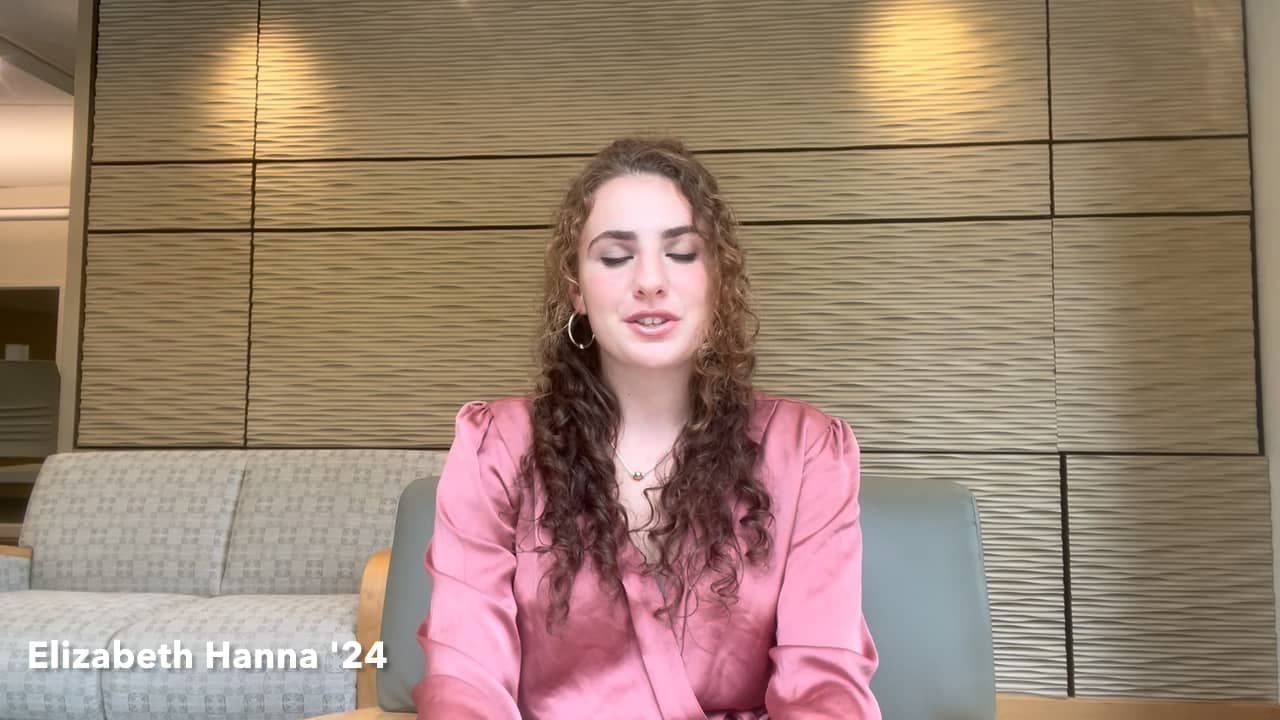 Elizabeth Hanna '24 on Vimeo