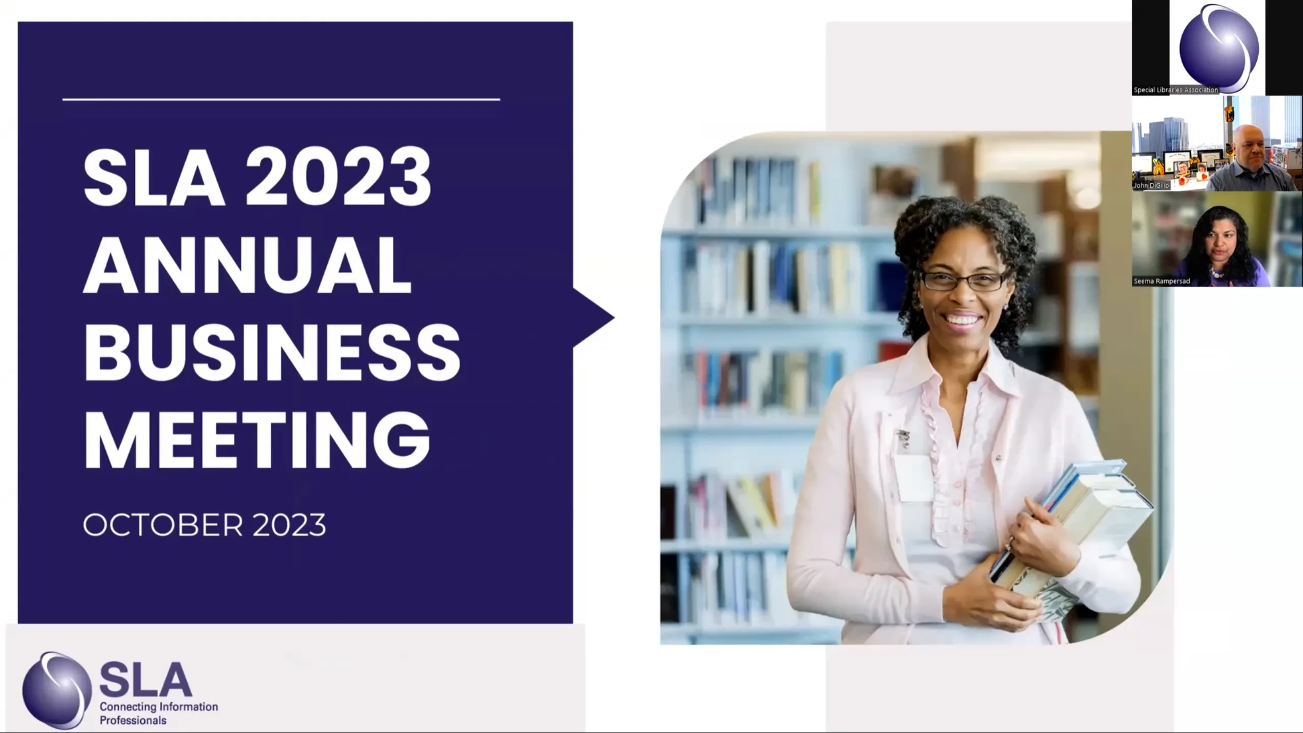 SLA Annual Business Meeting 2023 on Vimeo