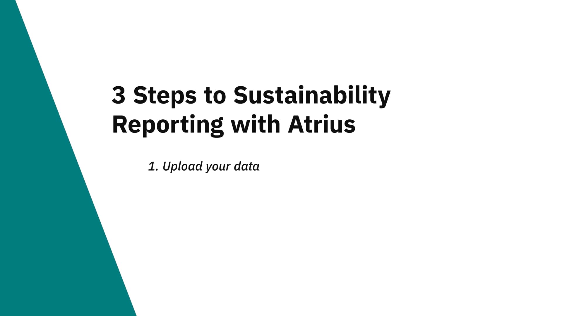 Atrius Sustainability - Demo on Vimeo