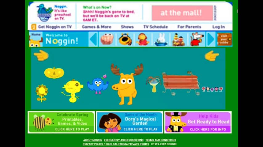 Noggin Spring Has Spring Banner (March 2006 - April 2009) on Vimeo