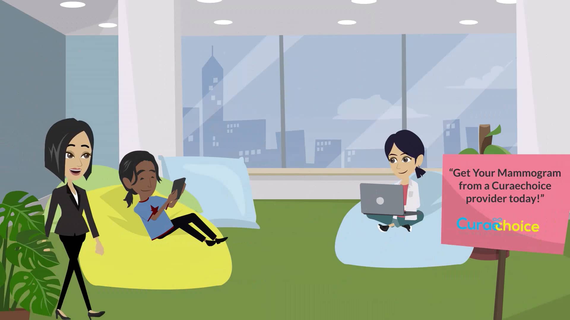 Getting a Mammogram Using Curaechoice on Vimeo