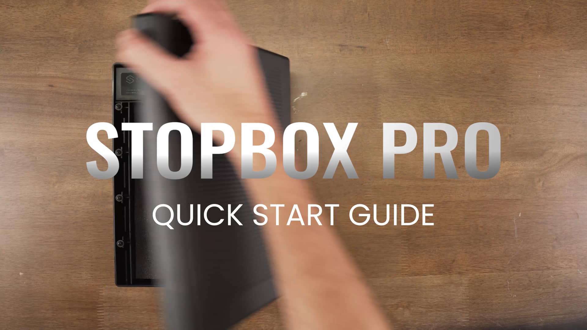 StopBox Pro: Quick Start Guide on Vimeo