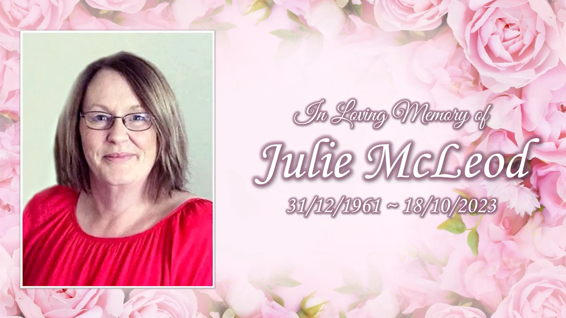 Julie McLeod Funeral Service Recording on Vimeo
