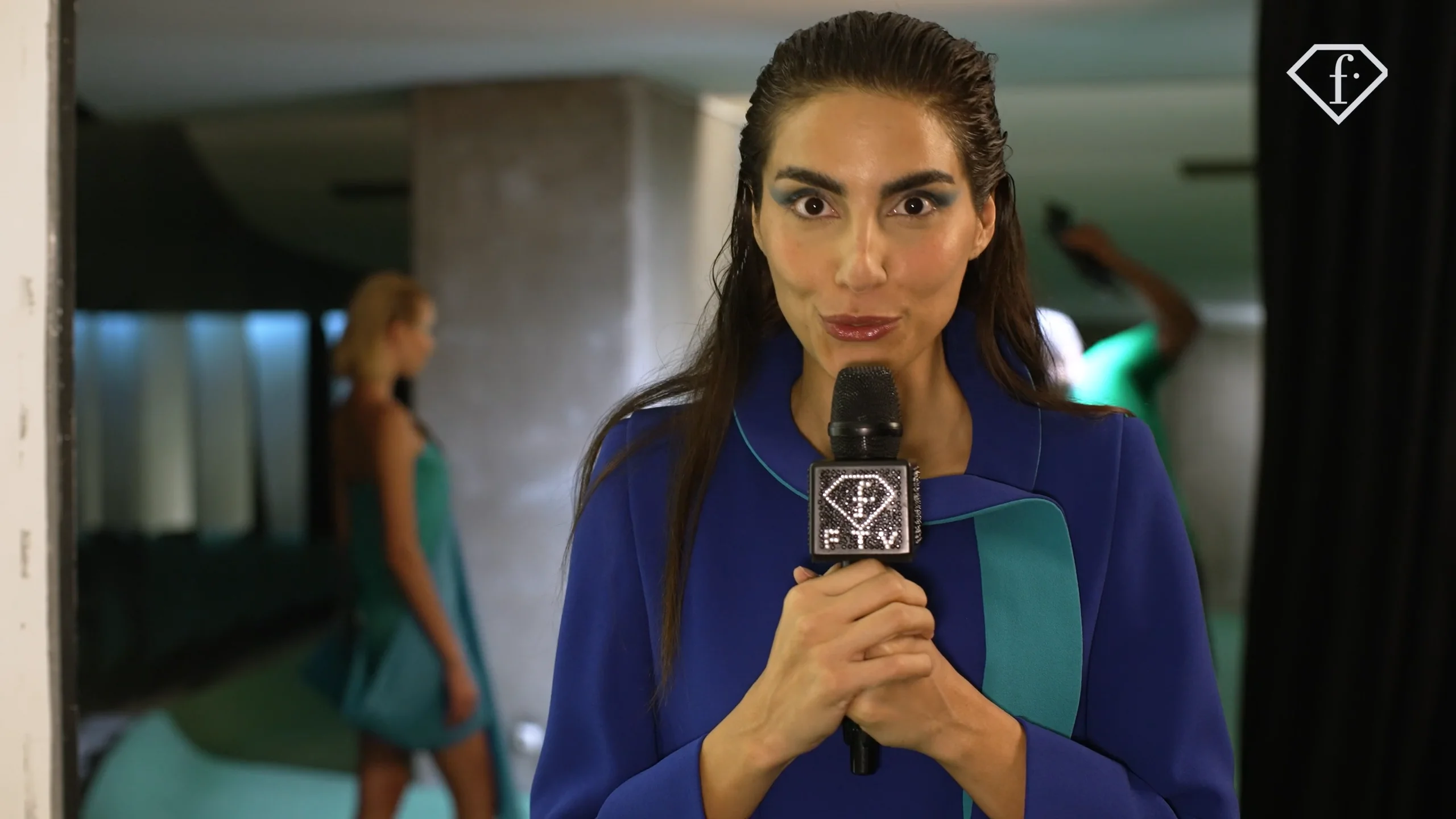 FARNOUSH HAMIDIAN in Paris for Pierre Cardin SS2024